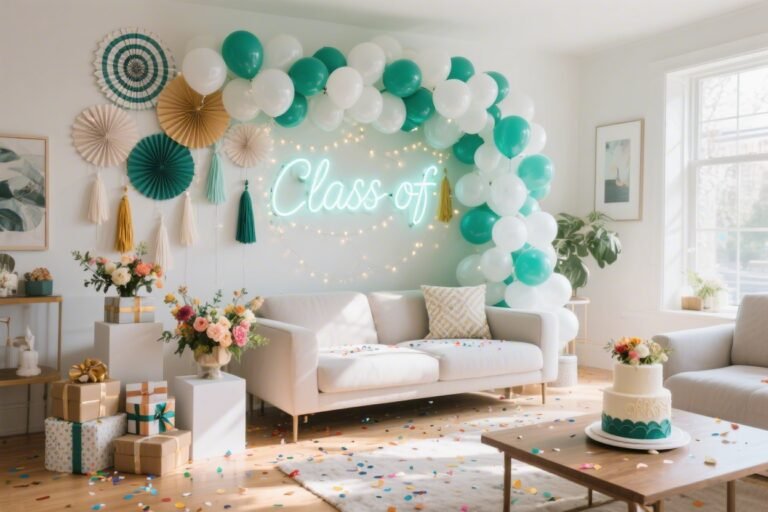 Graduation Party Backdrop Ideas That Look Stunning in Photos – Nest And ...